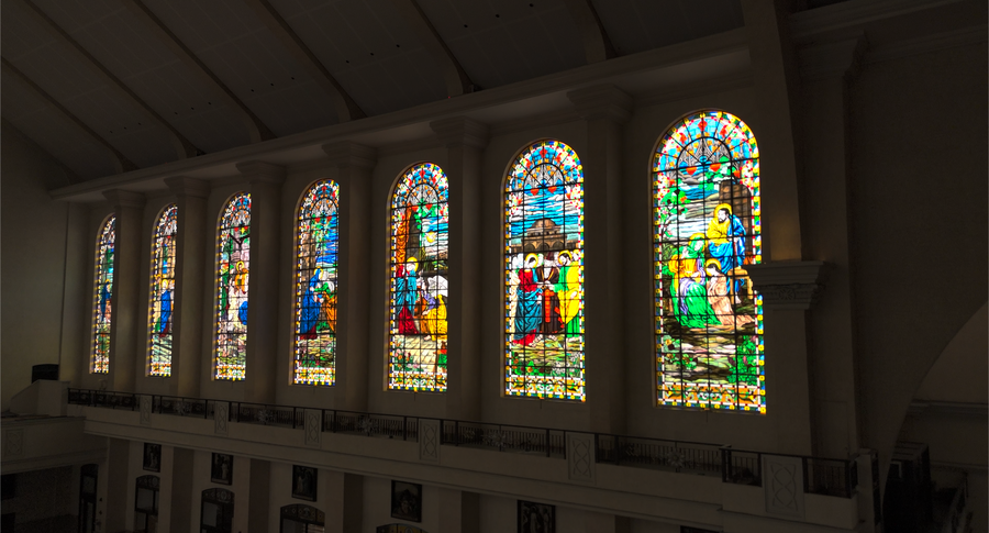 Mount Carmel Shrine – Tiffany Stained Glass